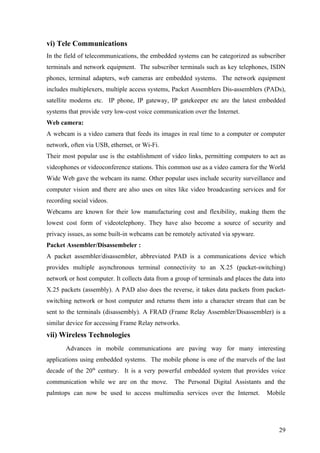 Embedded systems notes | PDF