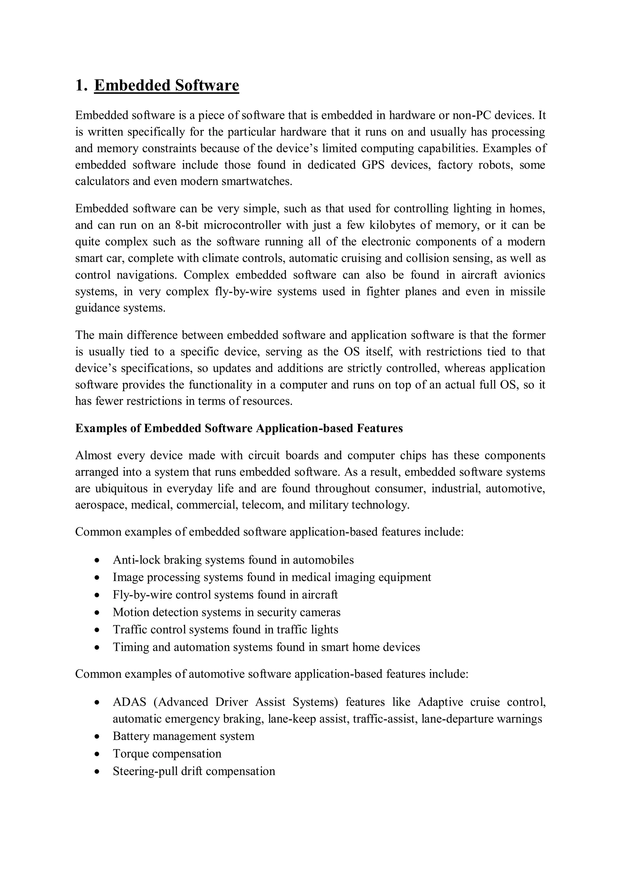 Embedded system software | PDF