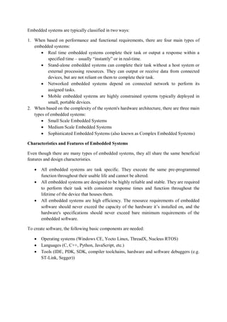Embedded system software | PDF