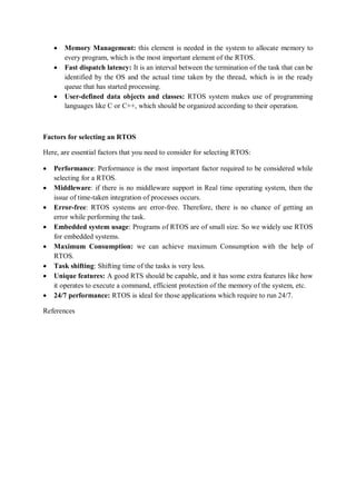 Embedded system software | PDF