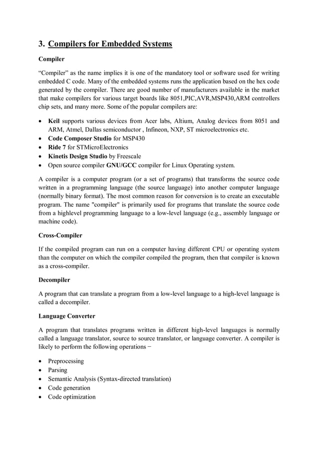 Embedded system software | PDF