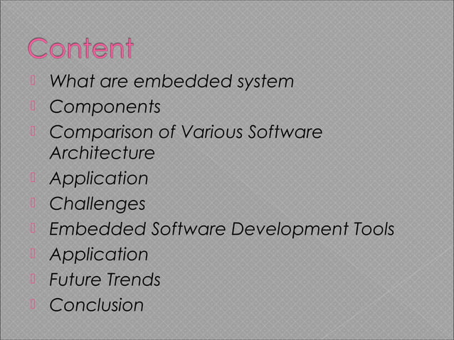 Embedded systems ppt | PPT