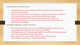Embedded systems ppt | PPTX