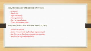 Embedded systems ppt | PPTX