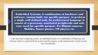 Embedded systems ppt | PPTX