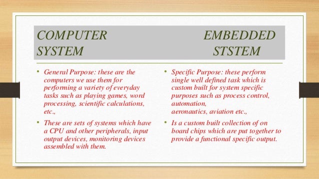 Embedded systems ppt