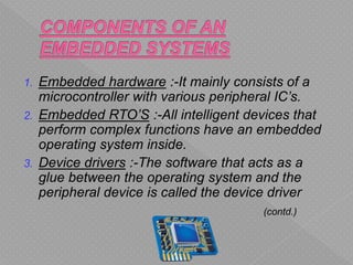 Embedded Systems ppt | PPTX