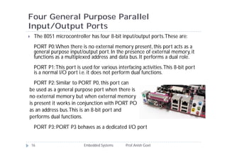 Embedded systems ppt i | PDF | Operating Systems | Computer Software and Applications