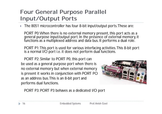 Embedded systems ppt i | PDF | Operating Systems | Computer Software and Applications