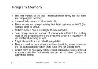 Embedded systems ppt iii | PPT
