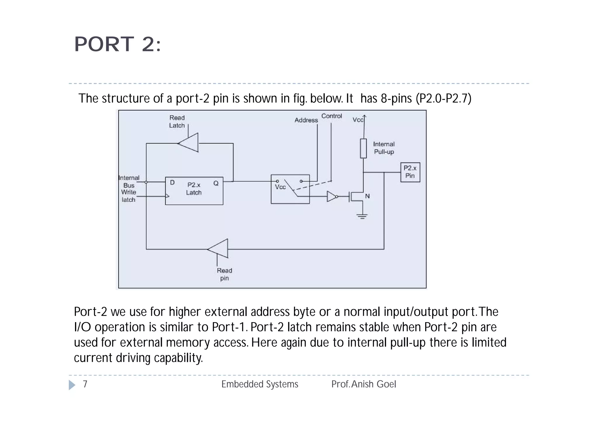 8051 Microcontroller I/O ports | PDF