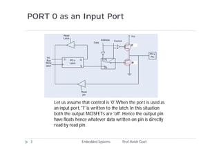 8051 Microcontroller I/O ports | PDF