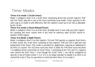 8051 Microcontroller Timer | PDF