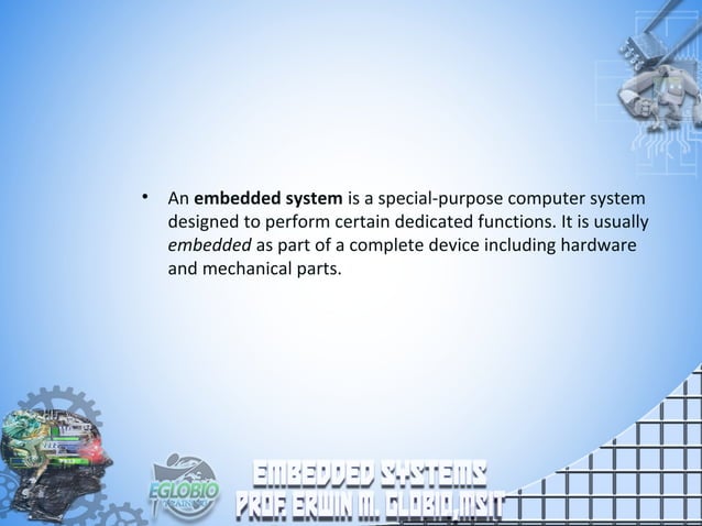 Embedded System Presentation | PPT | Operating Systems | Computer Software and Applications
