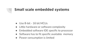 Embedded systems presentation | PPT