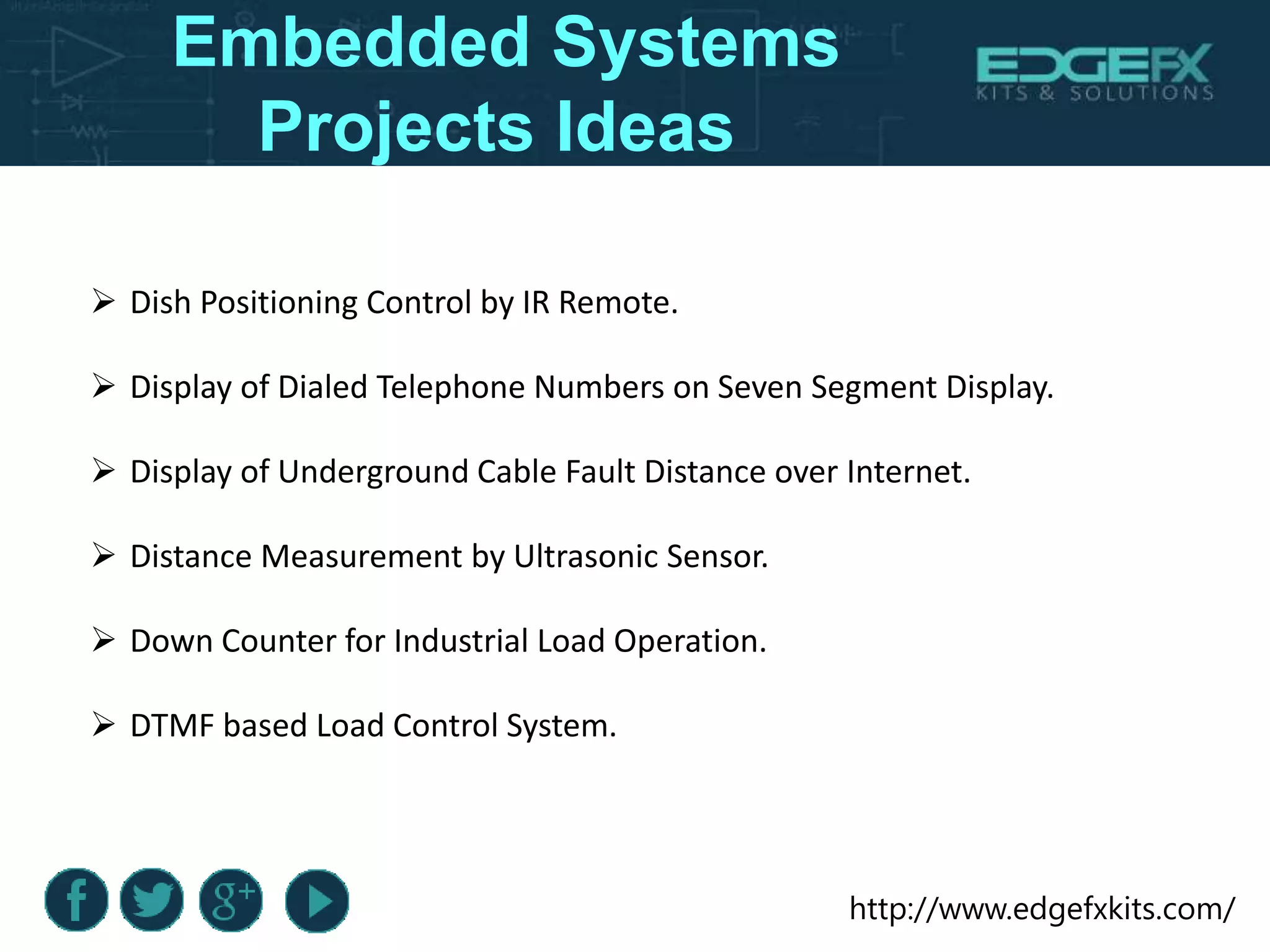Embedded Systems Projects Ideas | PPTX | Operating Systems | Computer ...