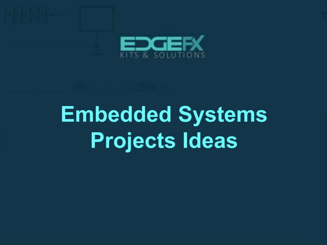 Embedded Systems Projects Ideas | PPTX | Operating Systems | Computer ...