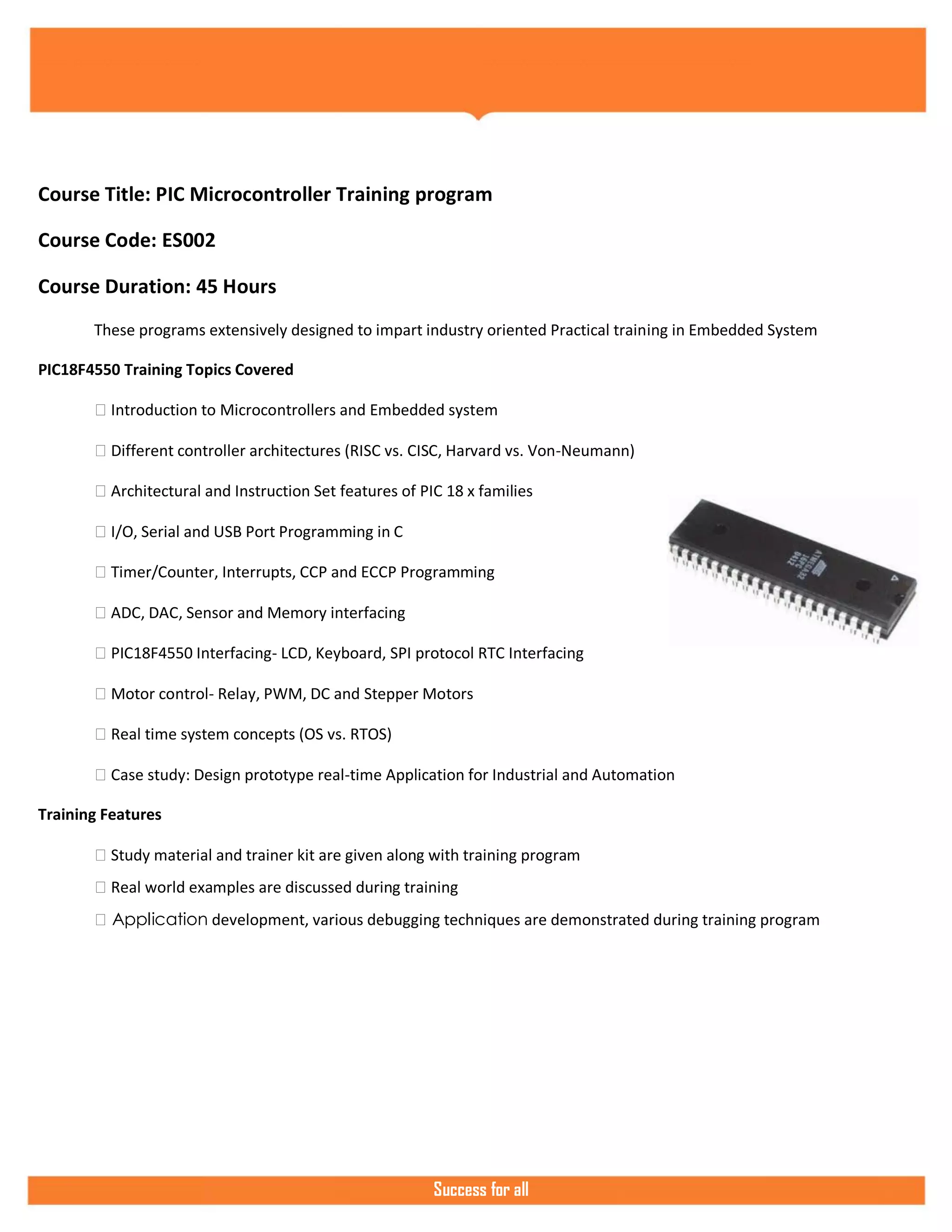 Embedded systems skill development training | PDF | Computer Peripherals | Computing