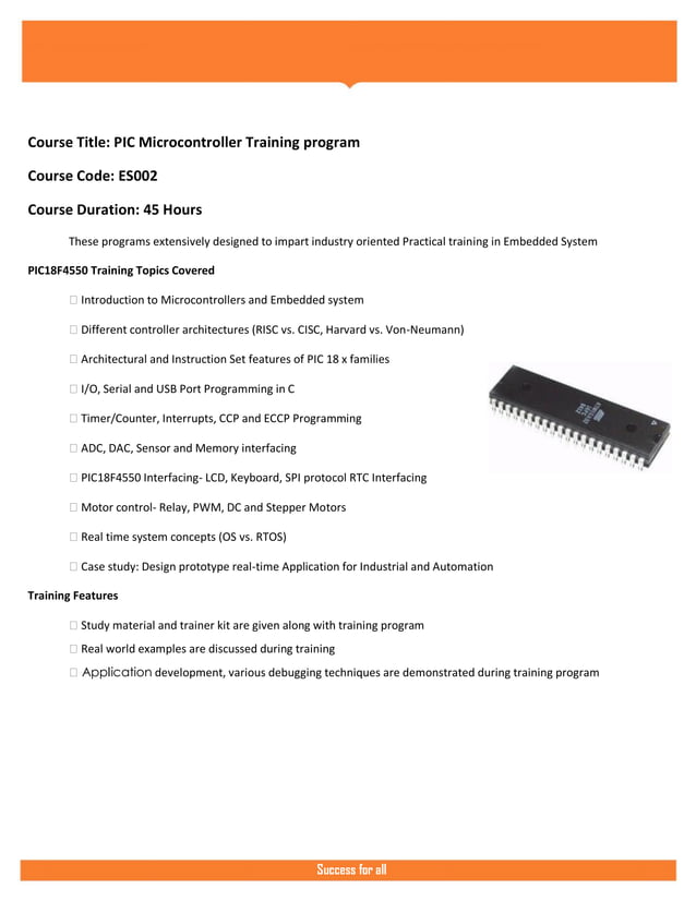 Embedded systems skill development training | PDF | Computer Peripherals | Computing