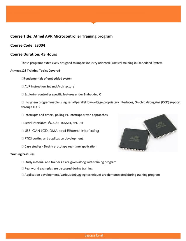 Embedded systems skill development training | PDF | Computer Peripherals | Computing