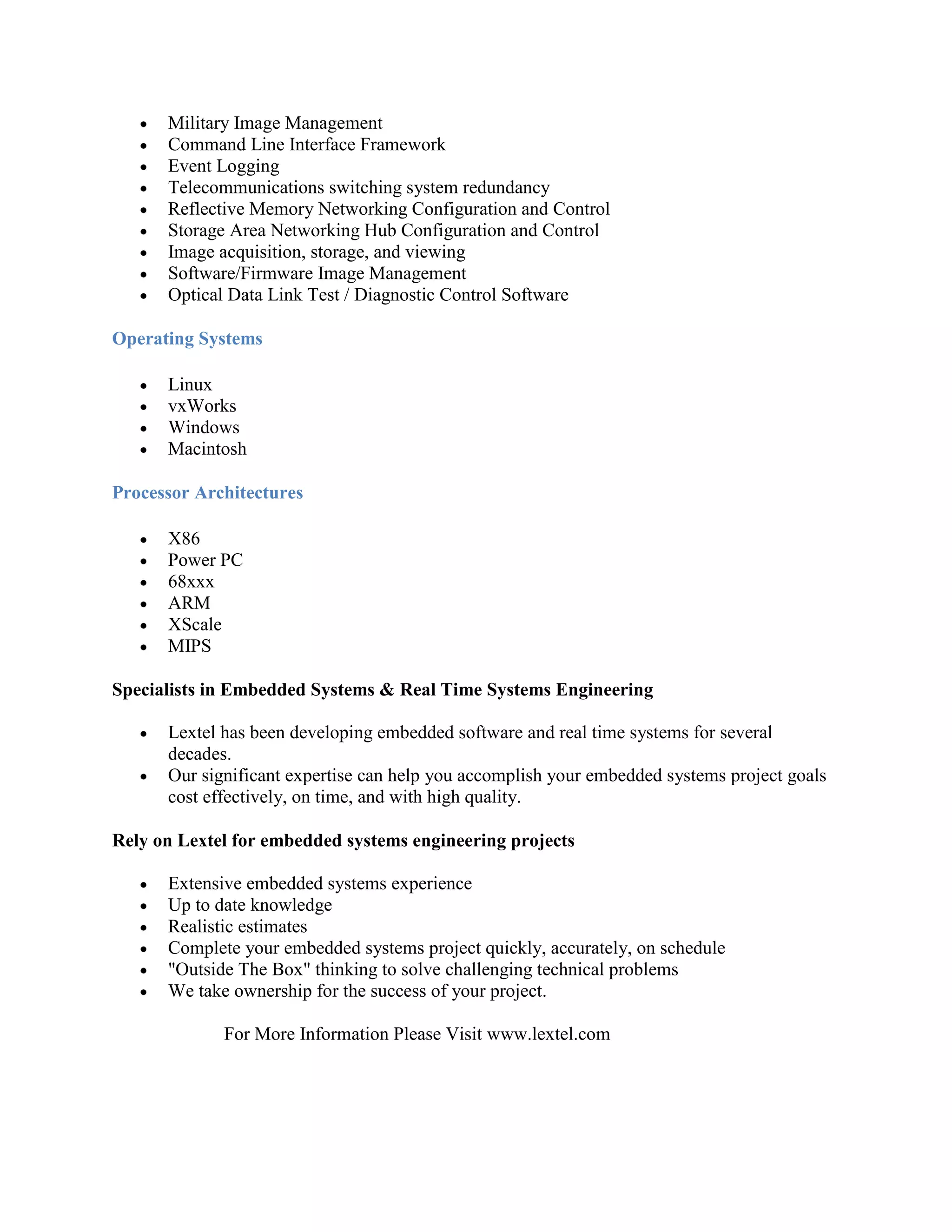 Embedded systems software | PDF