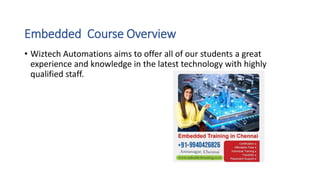 EMBEDDED SYSTEMS TRAINING IN CHENNAI | PPTX