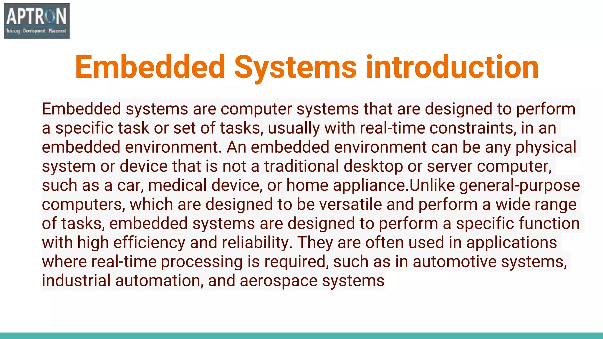 Embedded Systems Training in Gurgaon.pptx