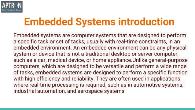 Embedded Systems Training in Gurgaon.pptx