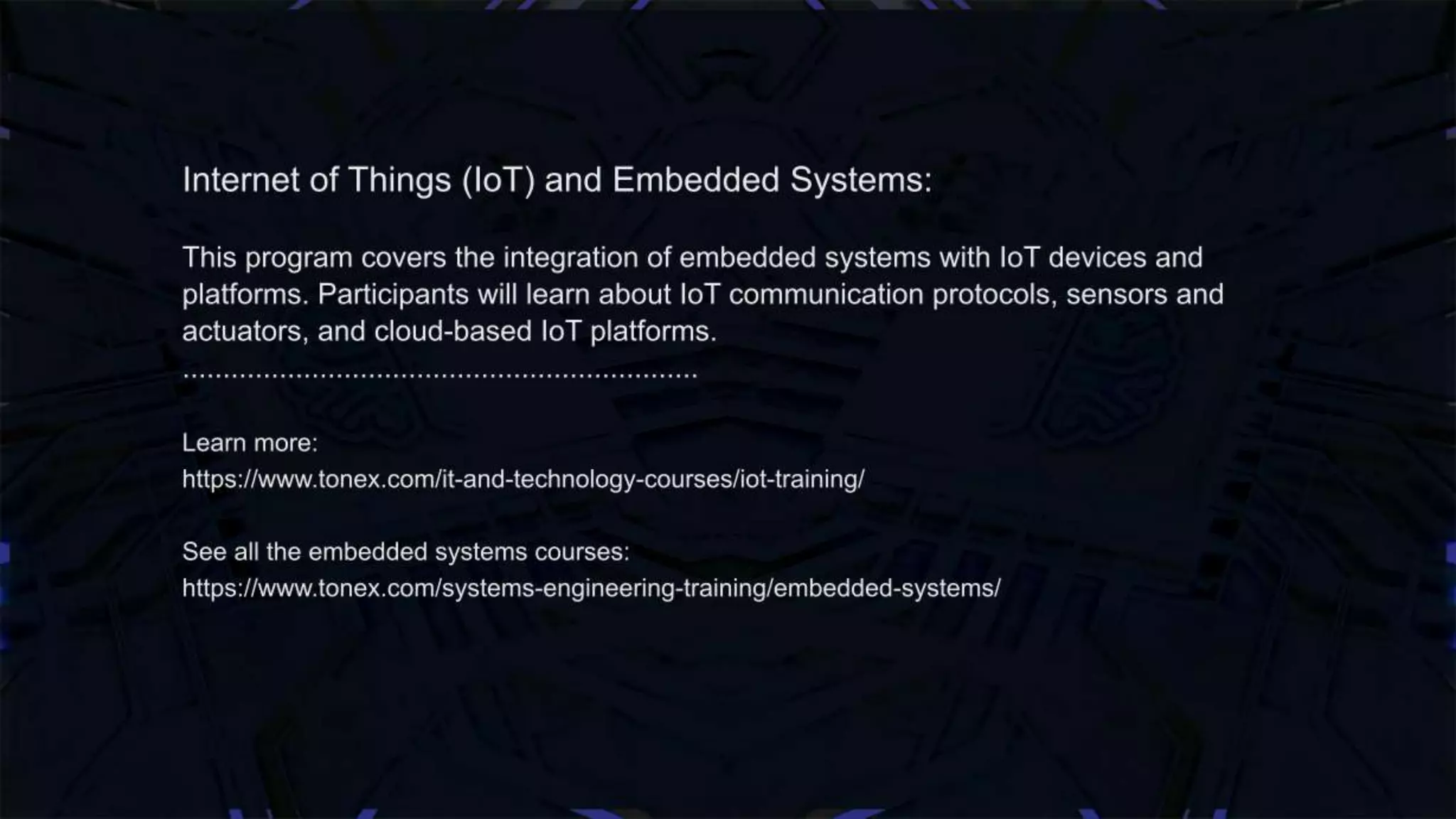 Embedded Systems Training Programs | PPT