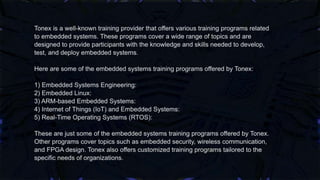 Embedded Systems Training Programs | PPT
