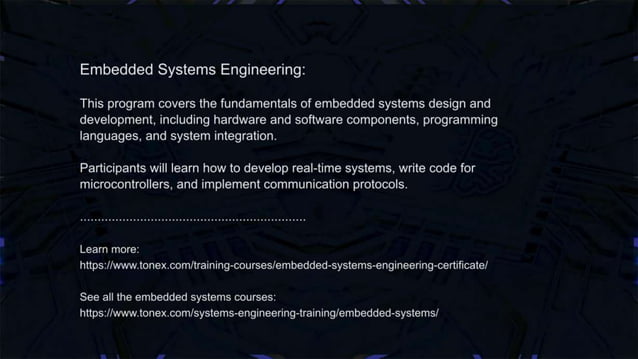 Embedded Systems Training Programs | PPT