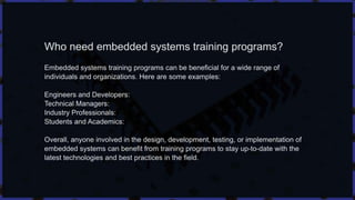 Embedded Systems Training Programs | PPT