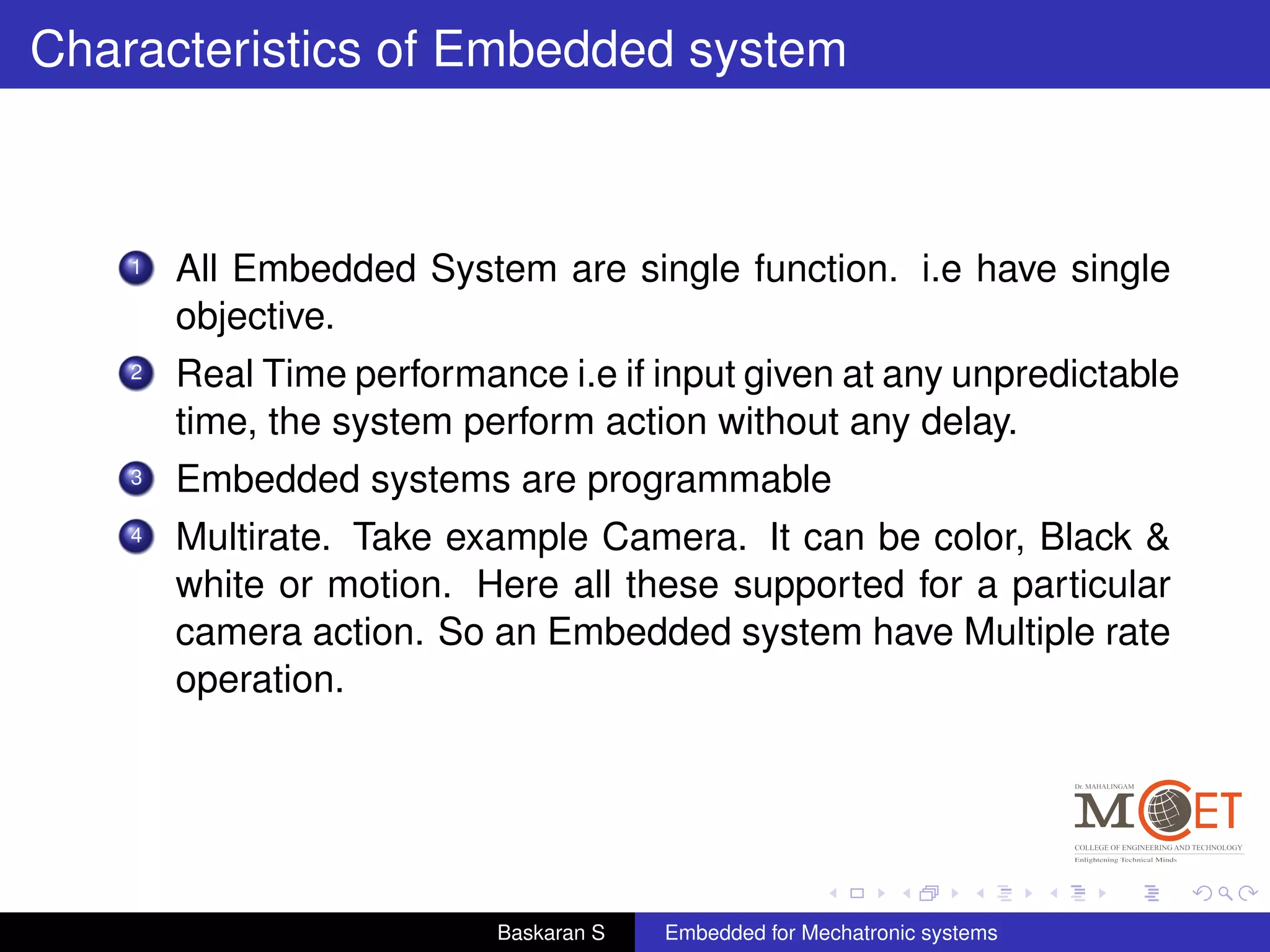 Embedded systems unit1 | PDF | Computing | Technology & Computing
