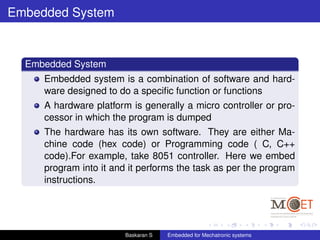 Embedded systems unit1 | PPT