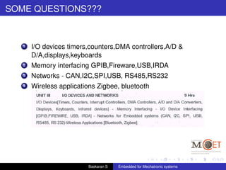 Embedded systems unit1 | PPT