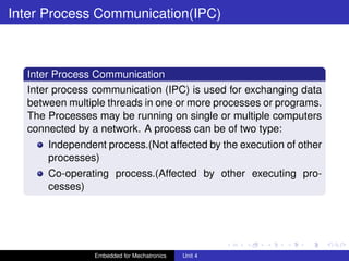 Embedded systems unit4 | PDF