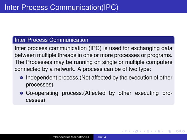 Embedded systems unit4 | PDF | Operating Systems | Computer Software and Applications