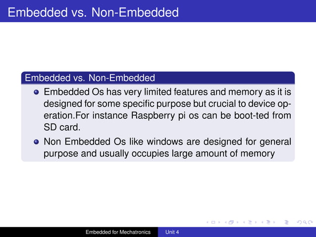 Embedded systems unit4 | PDF | Operating Systems | Computer Software and Applications