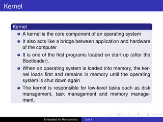 Embedded systems unit4 | PDF