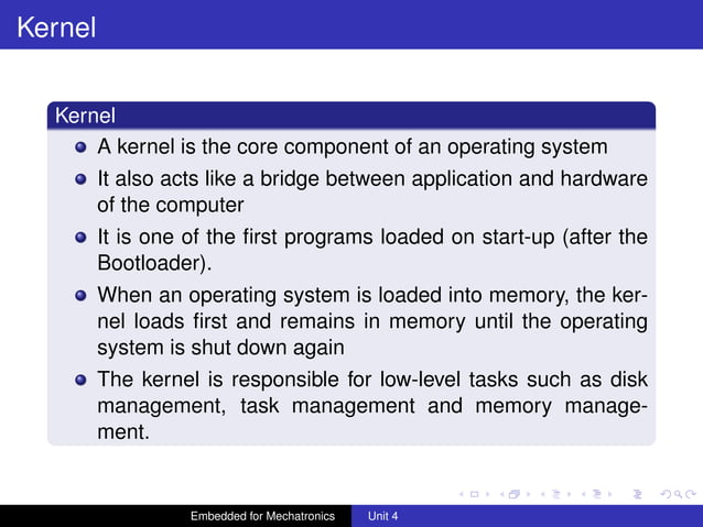 Embedded systems unit4 | PDF | Operating Systems | Computer Software and Applications