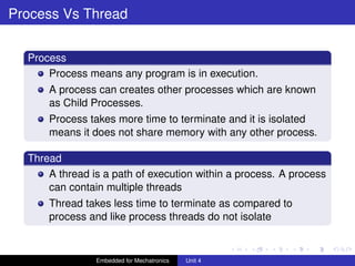 Embedded systems unit4 | PDF