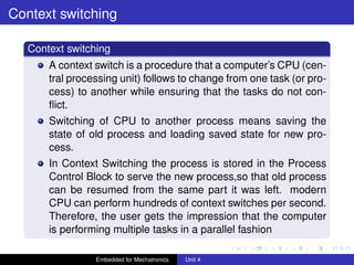 Embedded systems unit4 | PDF
