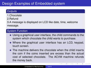Embedded systems unit 5 | PDF