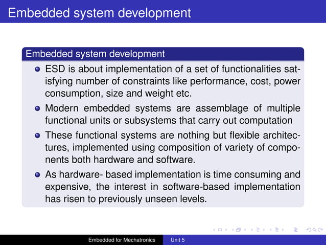Embedded systems unit 5 | PDF