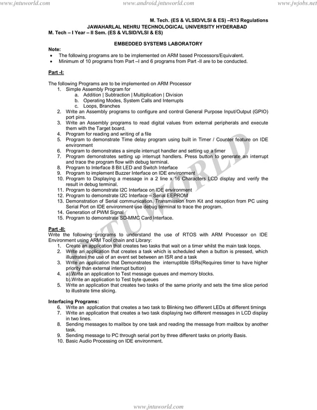 Embedded systems ___vlsi_design | PDF