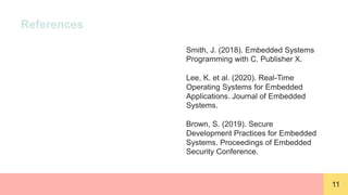 Embedded Systems design by using micro controller and micro processor | PPT