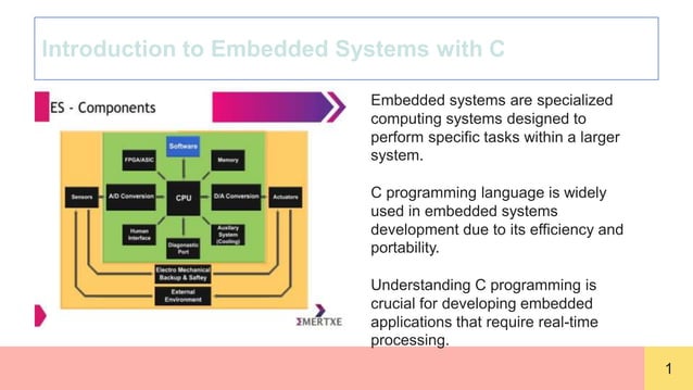 Embedded Systems design by using micro controller and micro processor | PPT