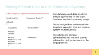 Embedded Systems design by using micro controller and micro processor | PPT