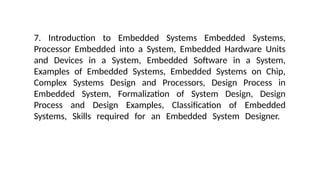 embedded system embedded systems introduction | PPT