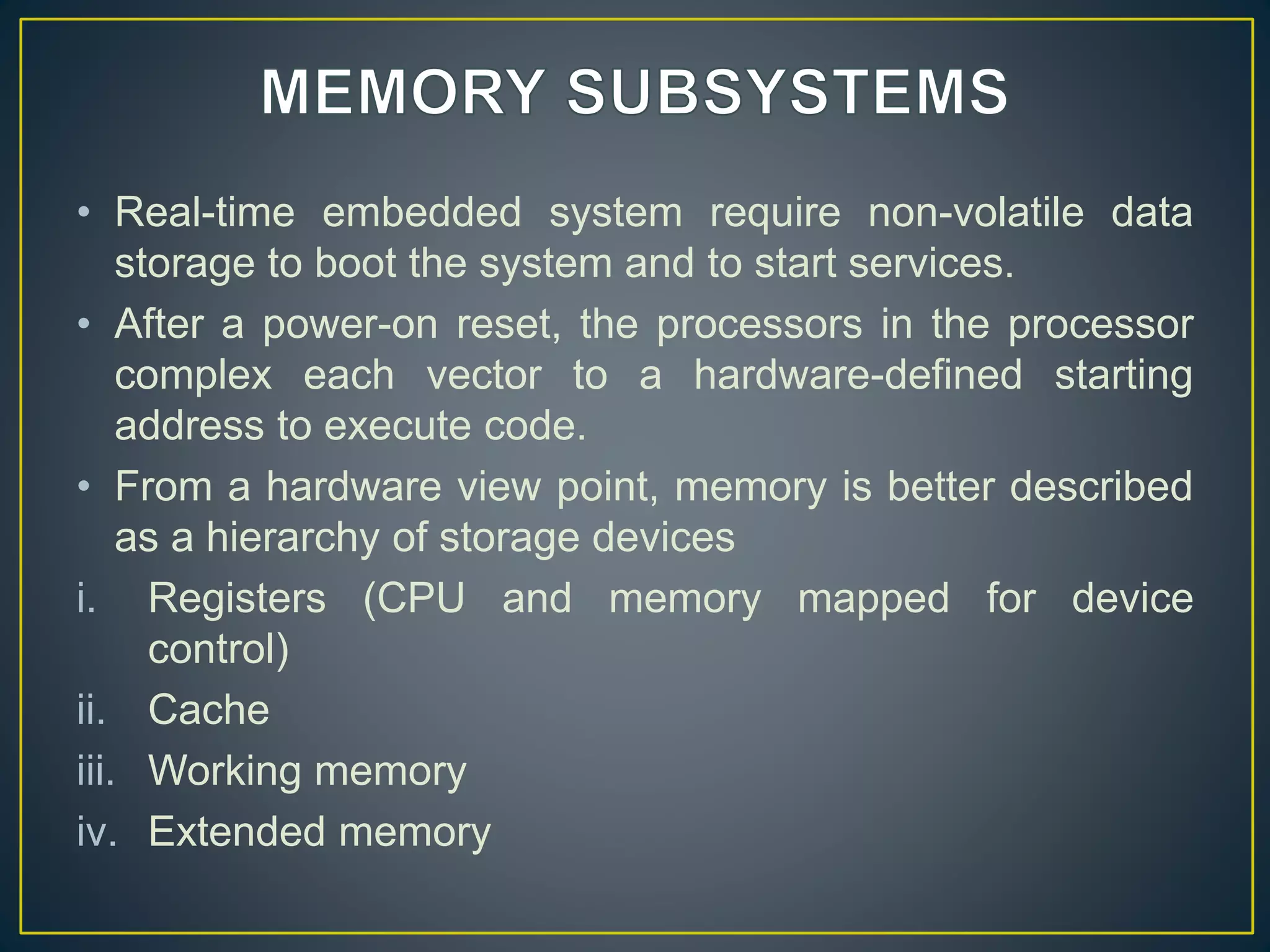 Embedded sysyetm components | PPT